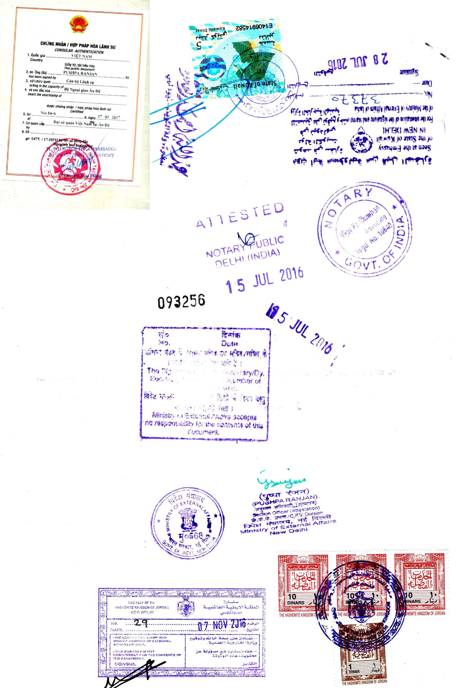 Philippines Embassy Attestation for Indian Certificates